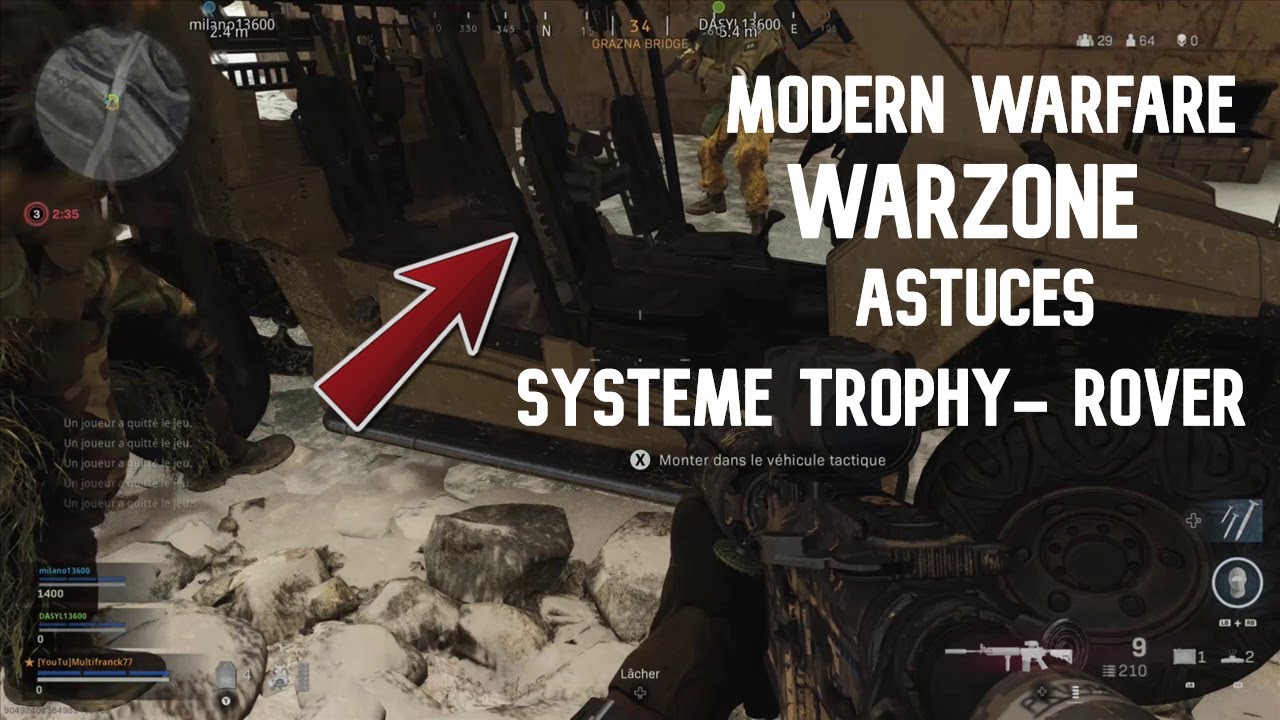 MODERN WARFARE WARZONE SYSTEME TROPHY / ROVER ASTUCES.🇫🇷🎮🚗📡🤔😄👍 - YouTube