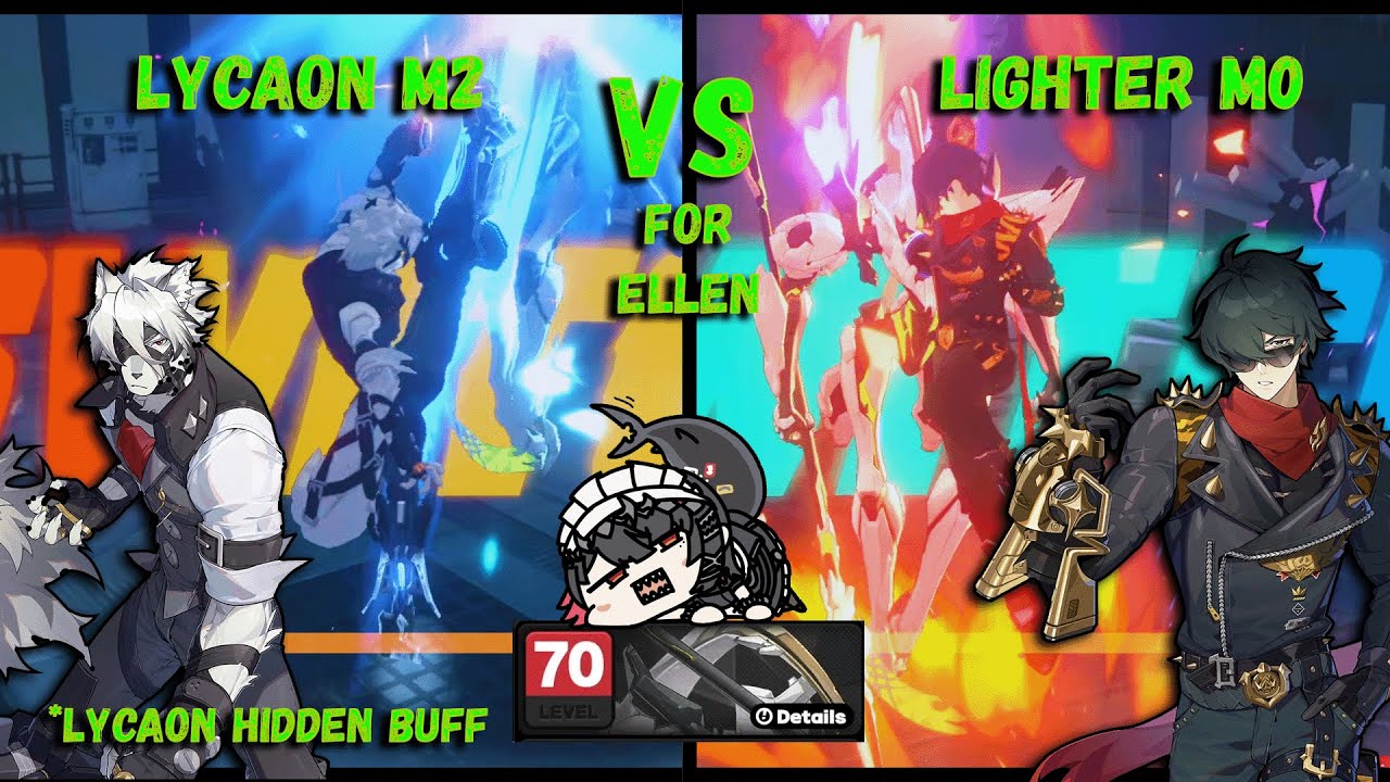 Lycaon Vs Lighter which best Ellen team ? | Zenless Zone Zero 1.3 - YouTube