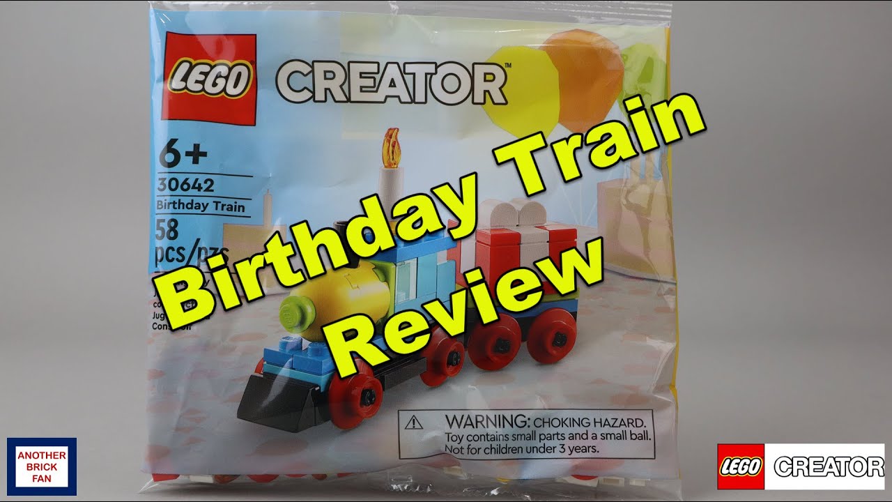 LEGO Birthday Train review set 30642 - YouTube