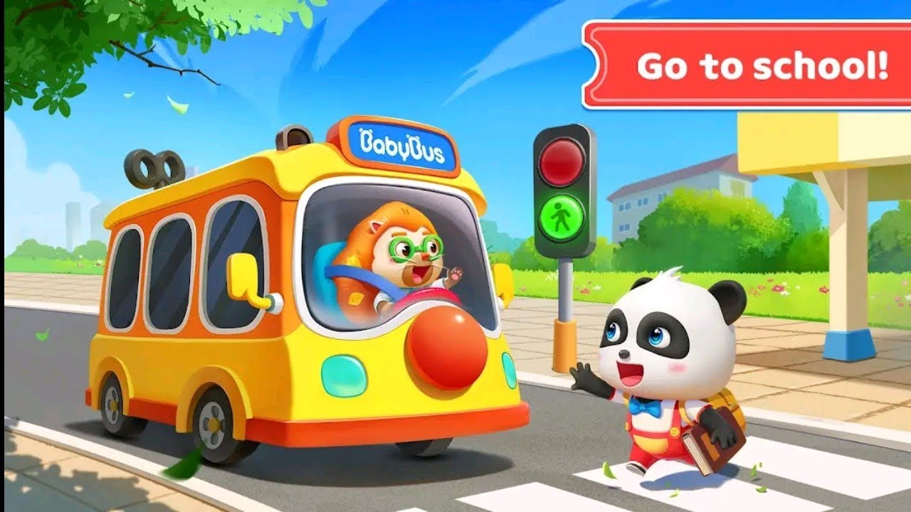 BABY BUS | Baby Panda's School Bus | Gameplay. - YouTube