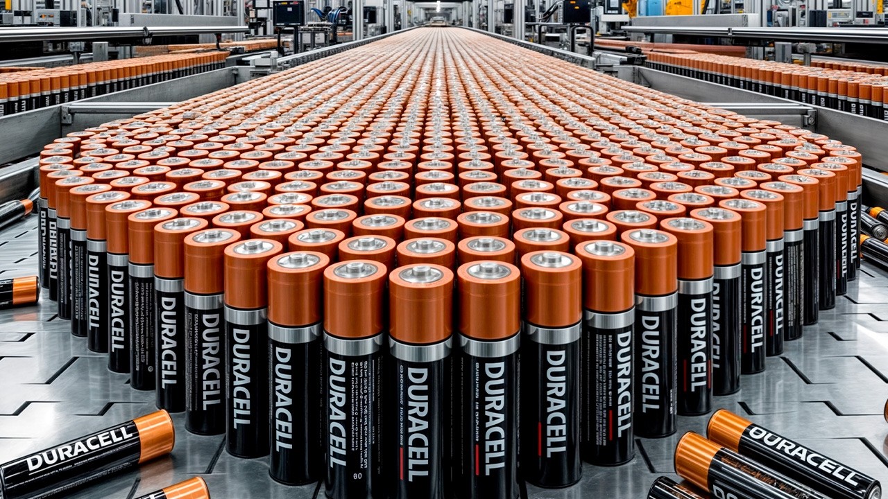 How Duracell Batteries Are Made | 2,000 Batteries Per Minute Inside the ...