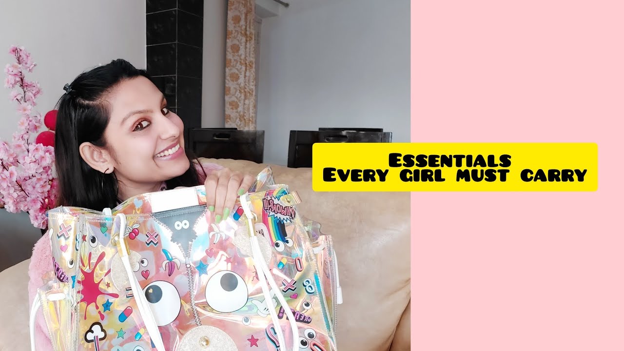 WHAT'S ACTUALLY IN MY BAG ??.... | ESSENTIALS EVERY GIRL MUST ALWAYS ...