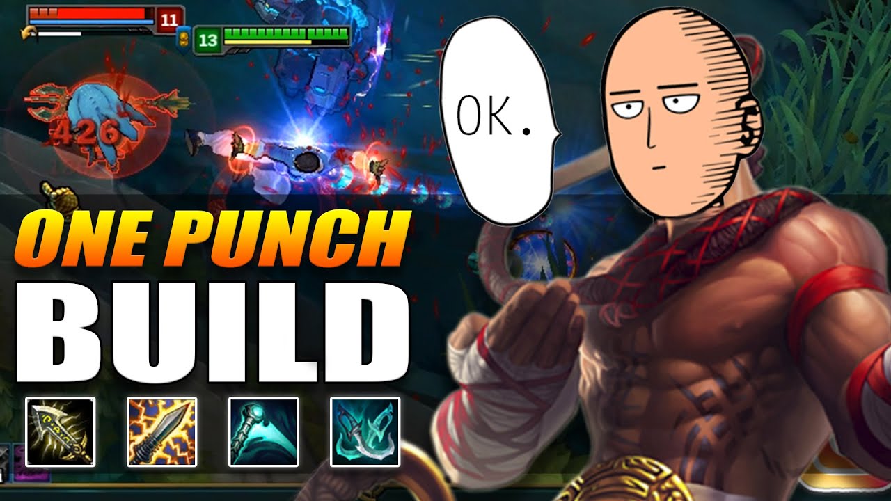 ONE PUNCH 100% CRIT LEE SIN - League of Legends - YouTube