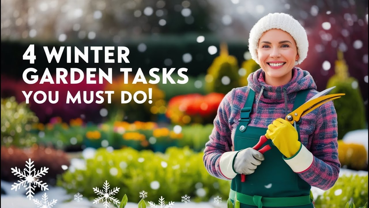 4 Winter Garden Tasks To Do NOW: Don’t Wait For Spring! - YouTube