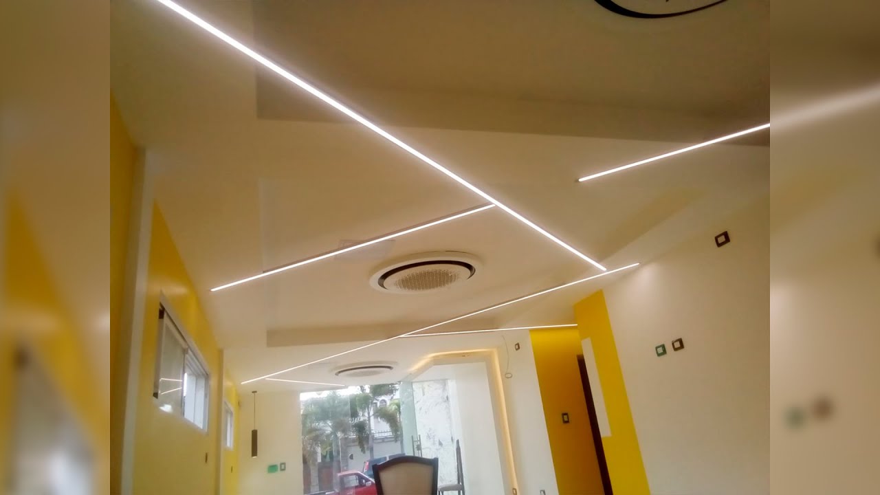 TECHO EN SHEETROCK & MUEBLES PARA TV - YouTube