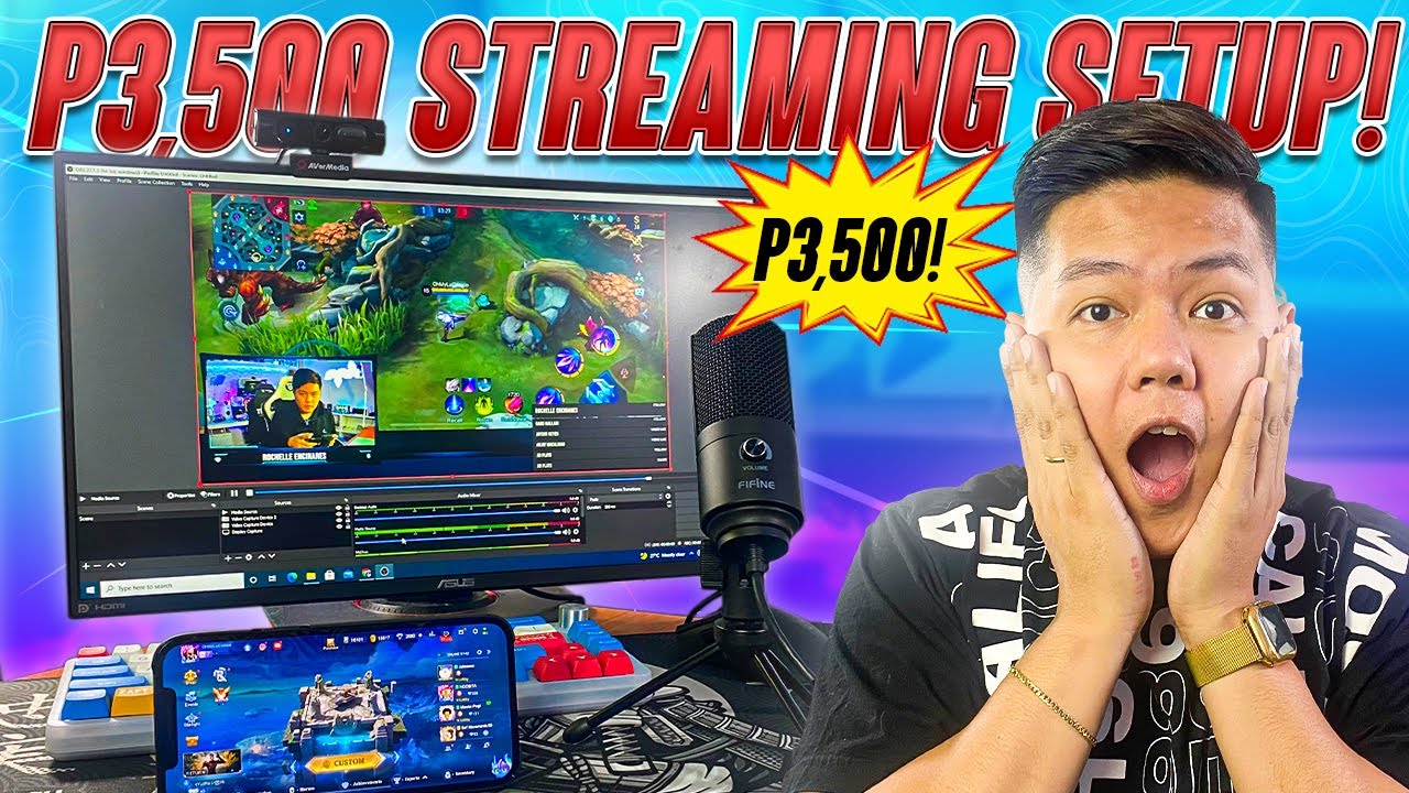 Building a BUDGET Streaming Setup For ₱3500 ($70) - YouTube
