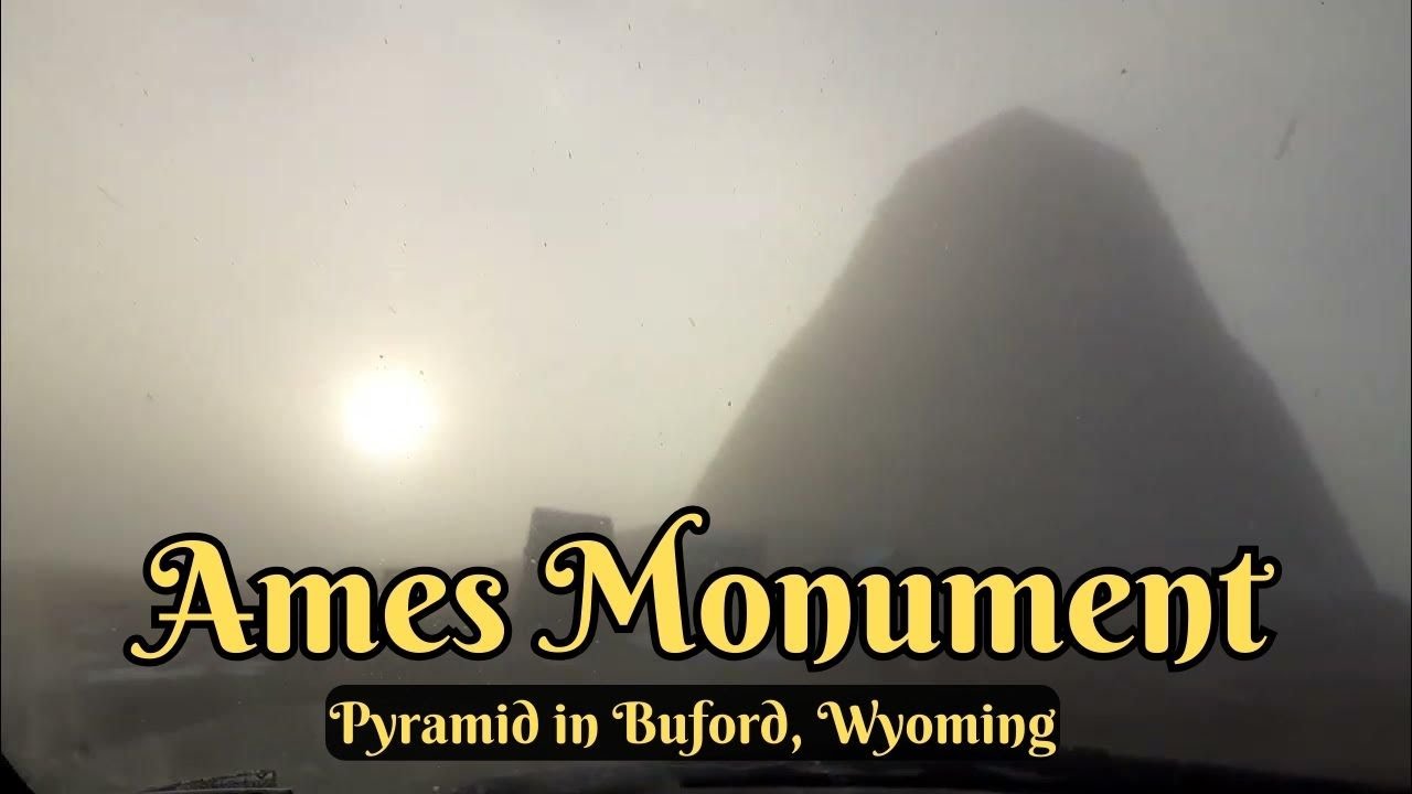 Scary & Foggy Drive to Ames Monument -Wyoming PYRAMID -Transcontinental ...