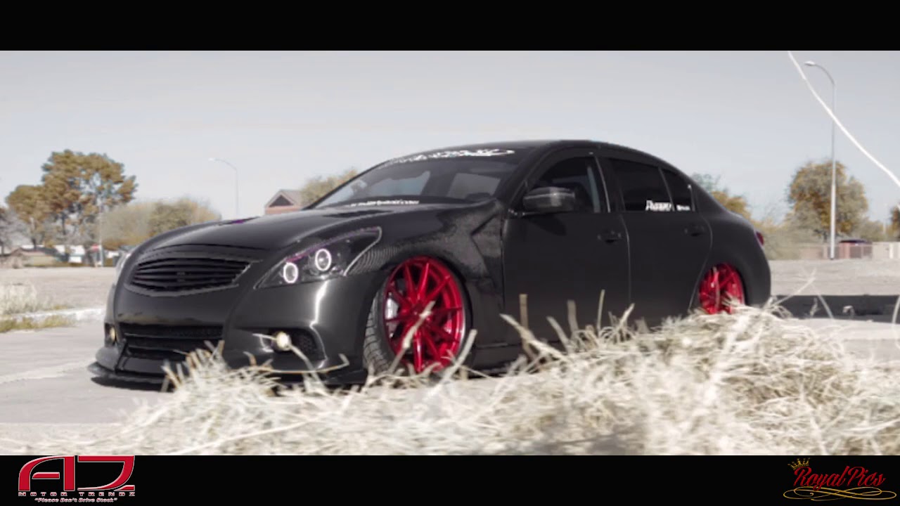 BAGGED Infinty G37 Sedan W/ Rohana RF1 Wheels - YouTube