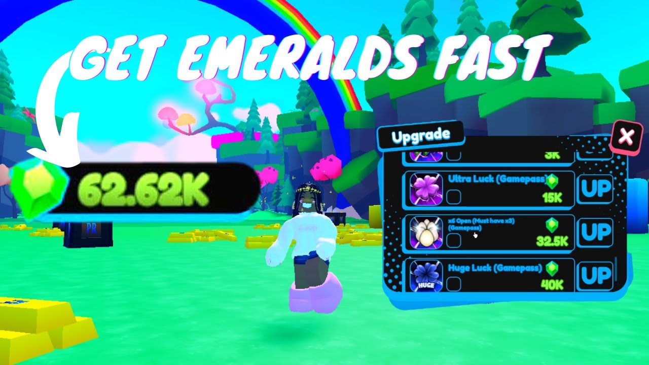 Fastest Methods To Get Emeralds For All Gamepasses😲 *Pet Rift* - YouTube