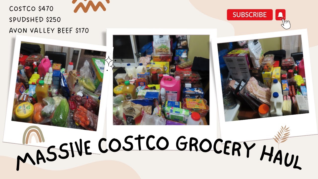 MASSIVE $890 COSTCO GROCERY HAUL | COSTCO, AVON VALLEY BEEF & SPUDSHED ...