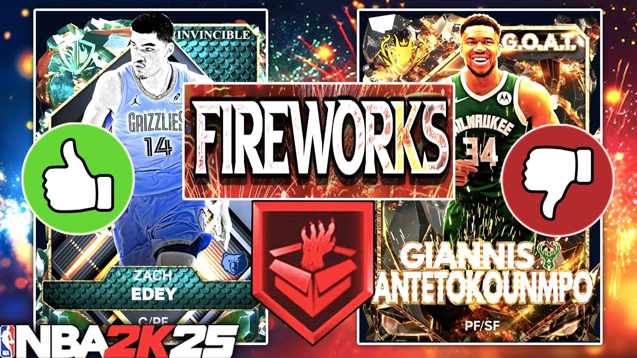 NEW FIREWORKS CARDS IN NBA 2K25 MyTEAM! WHICH PLAYERS ARE WORTH BUYING ...