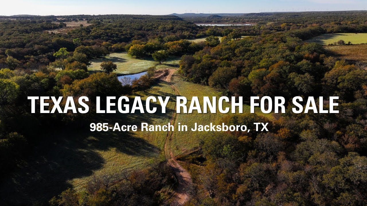 The Carpenter Ranch - Incredible 985-Acre Legacy Ranch in Jacksboro, TX ...