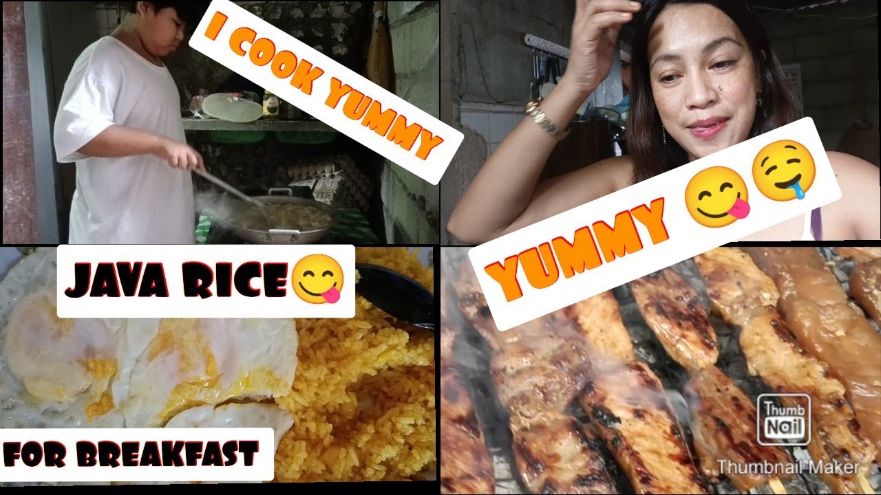 JAVA RICE,PORK BBQ - YouTube