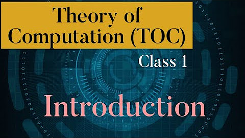 Theory of Computation (TOC) || FLAT - YouTube