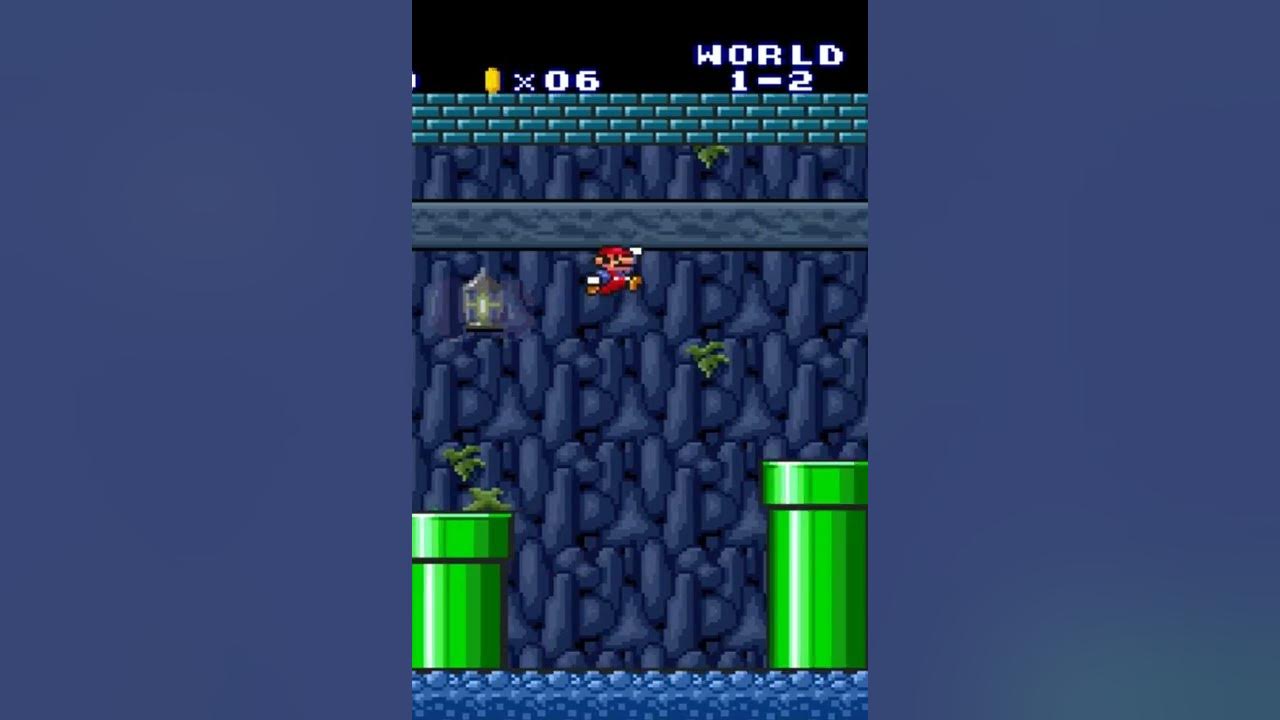 Super Mario All Stars Super Mario Bros World 1 2 In 44 Seconds