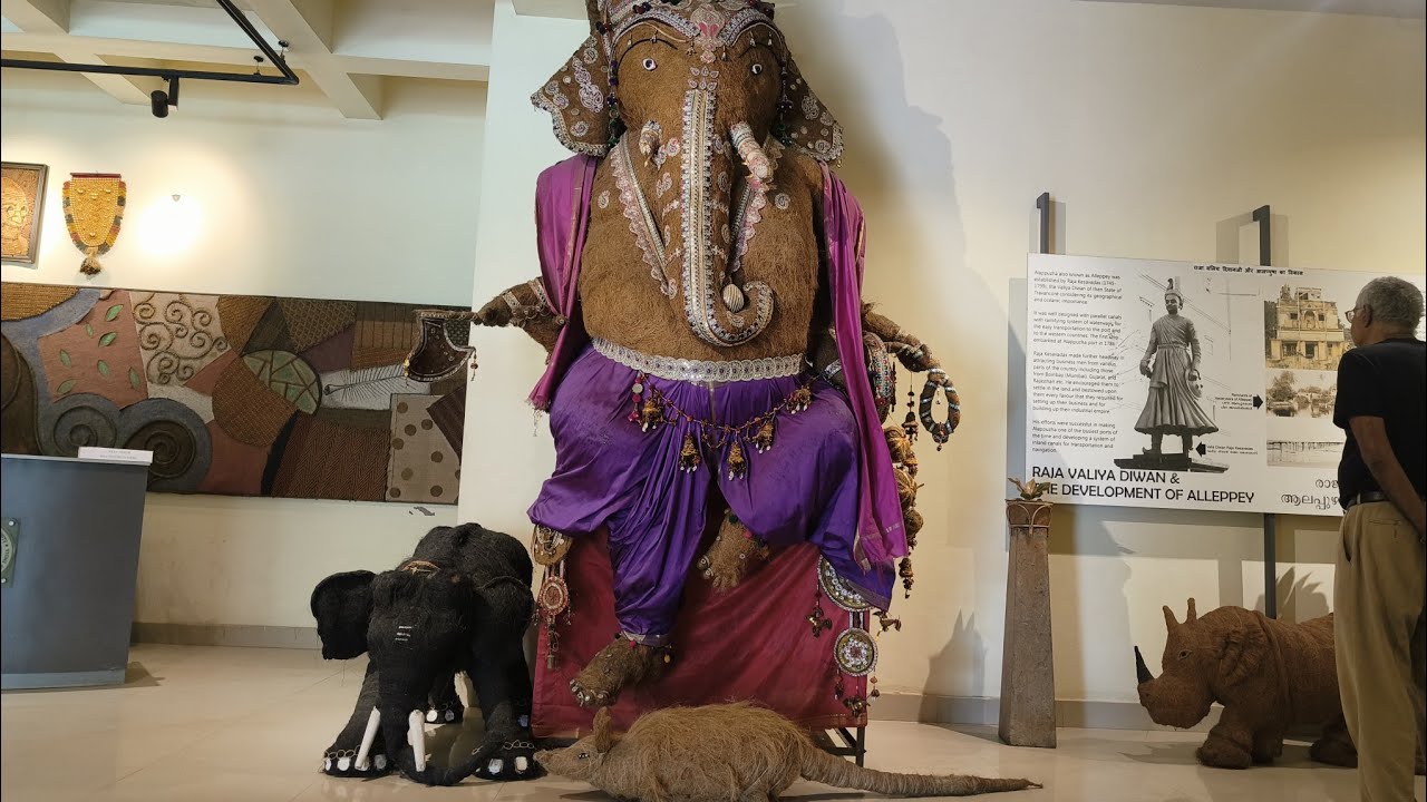 The international coir museum at Alappuzha Kerala -All the items in ...