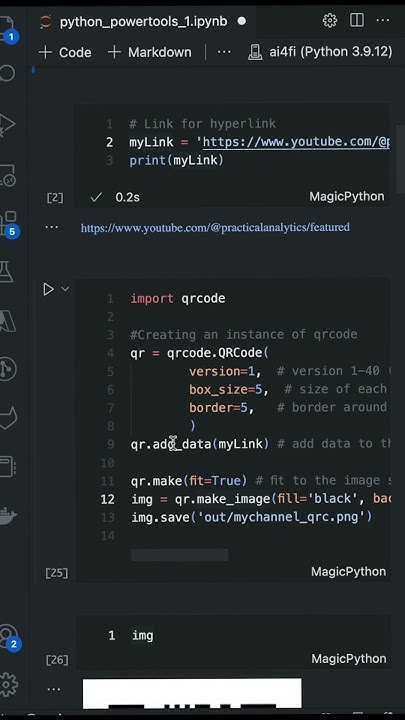 Python Create qrcode #shorts #python - YouTube
