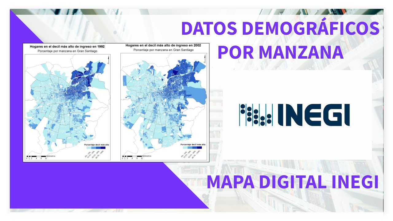 Información demográfica por manzanas con Mapa Digital INEGI - YouTube