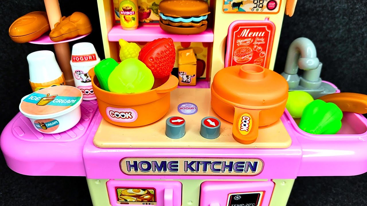 11 Minutes Satisfying With Unboxing Dream Kitchen Set | Kitchen toy ...