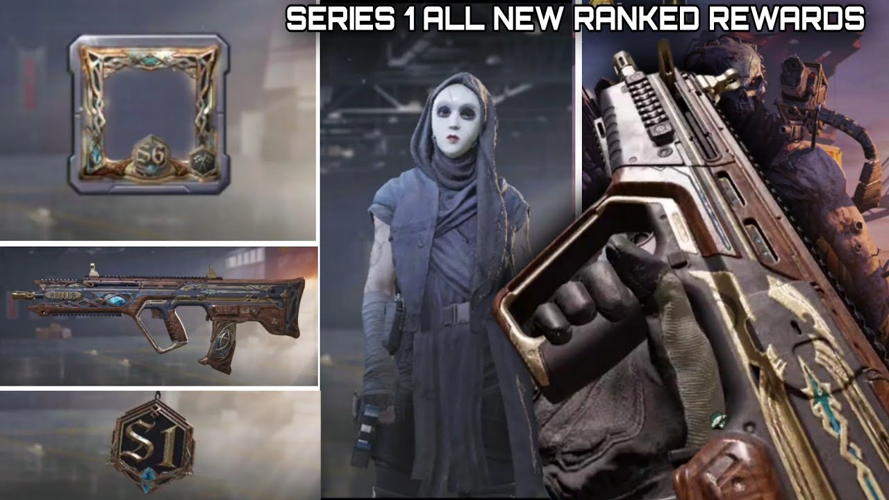 Season 2 Series 1 All Ranked Rewards Gameplay | Emote Character weapon ...