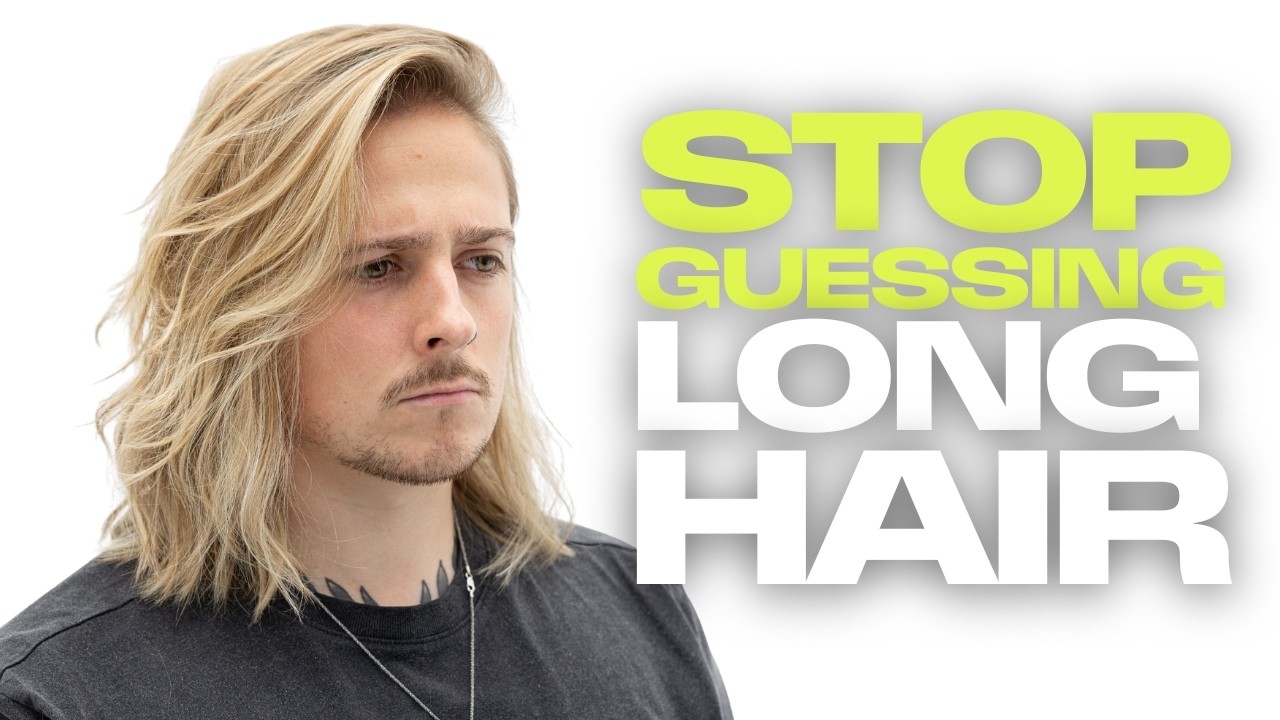How to Cut Long Men’s Hair With Layers (Step-by-Step Barber Tutorial ...