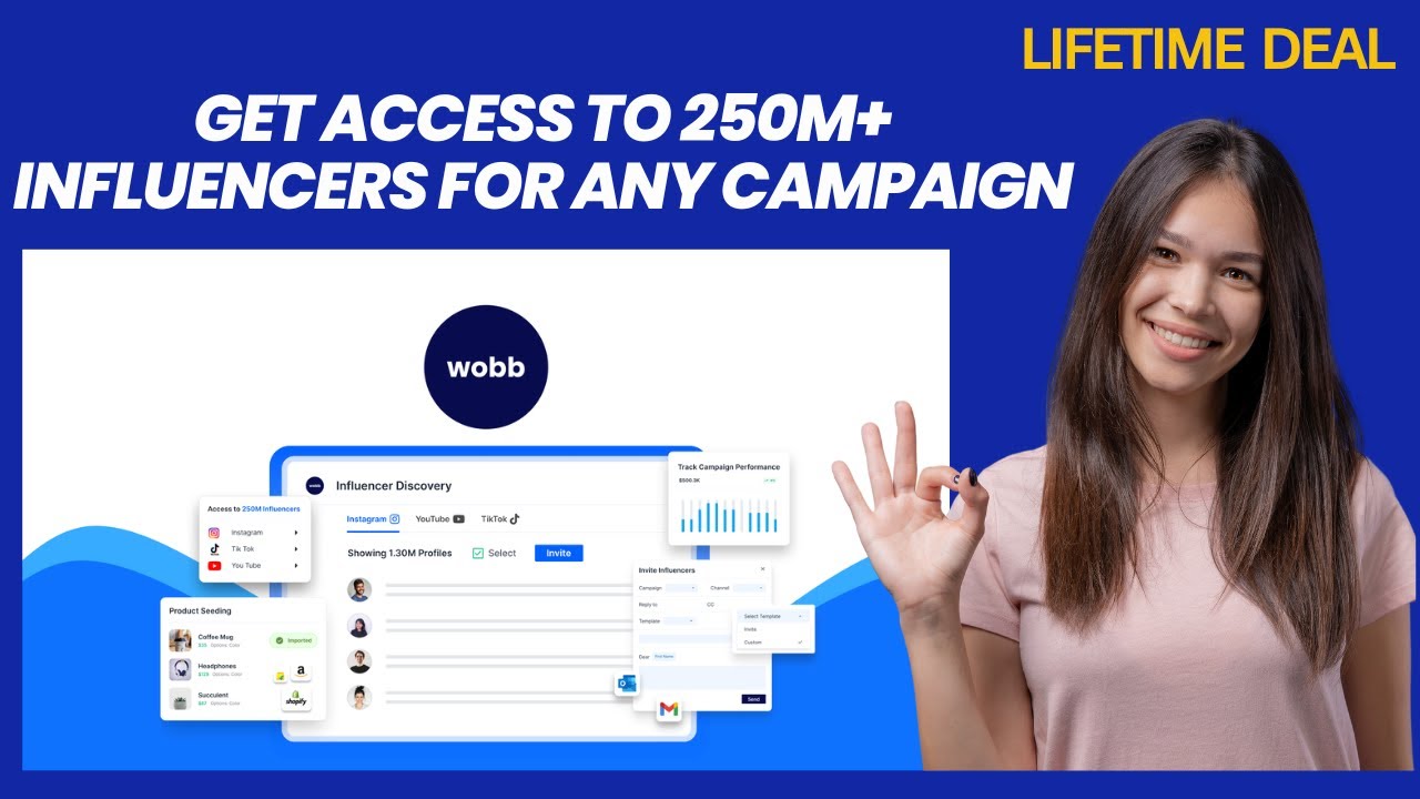 Wobb I Find influencers and manage campaigns from start to payout - YouTube