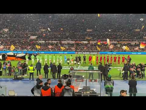Roma Feyenoord - Settantamila cantano Roma Roma