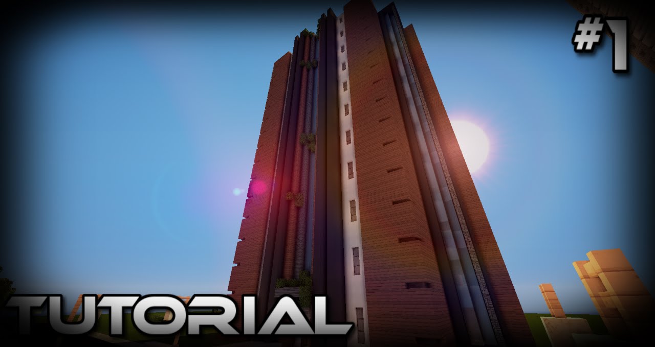 Minecraft: Como hacer una Torre Residencial Moderna! | Parte1 ...