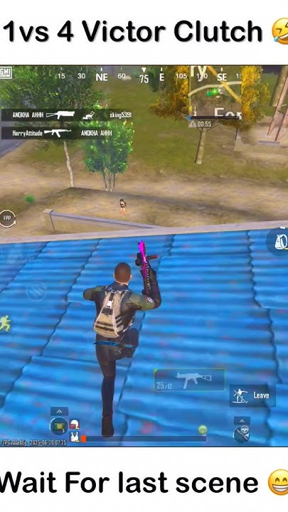 1vs 4 Victor Clutch 🤣 wait for end #shorts #shortvideo #trending #bgmi #youtubeshorts # ...