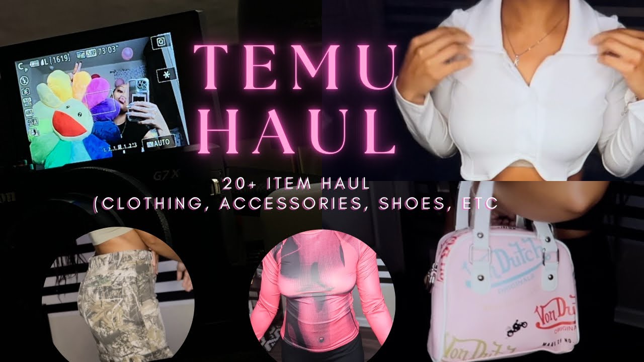 HUGE TEMU HAUL 20+ ITEMS | clothes, accessories, room decor, etc - YouTube