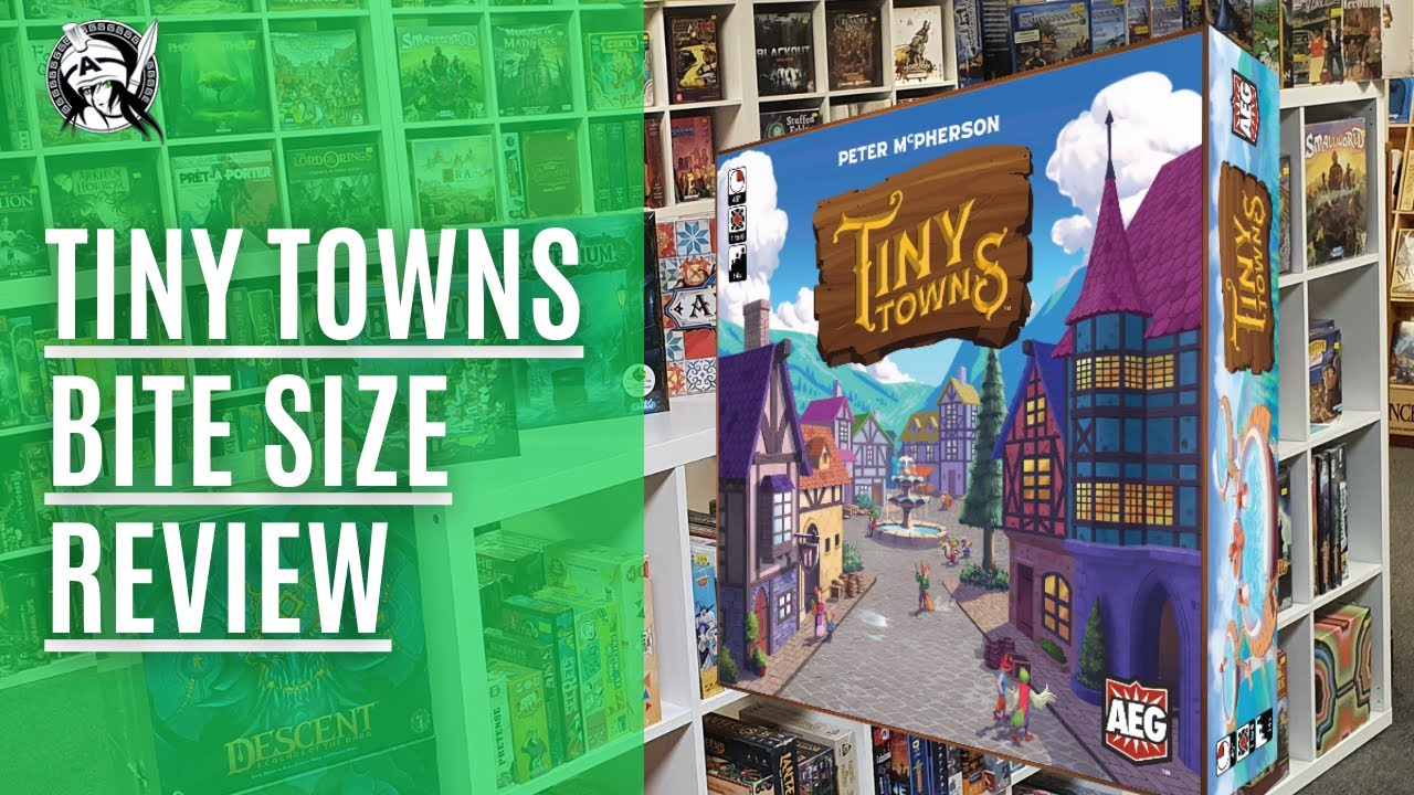 Bite Sized Board Games Reviews - Tiny Towns - YouTube