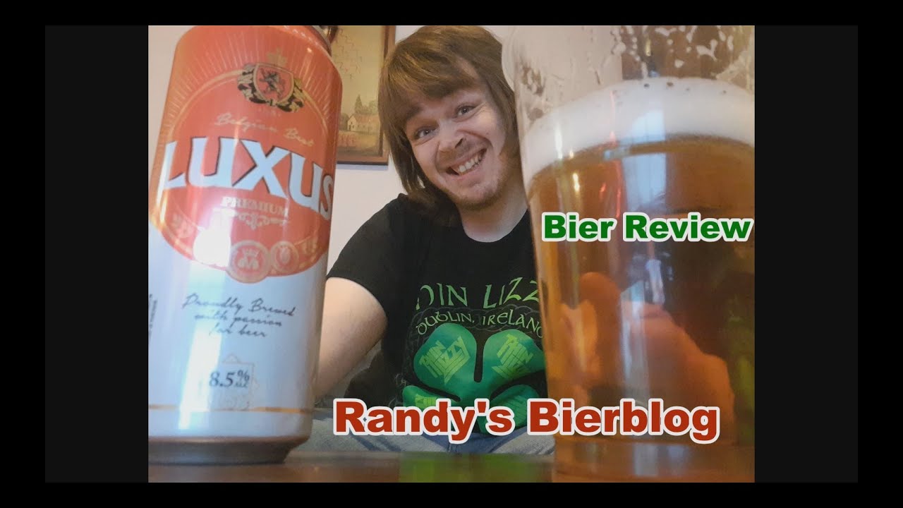 Randy's Bierblog - Luxus Belgian Lager Strong Bier Review. - YouTube