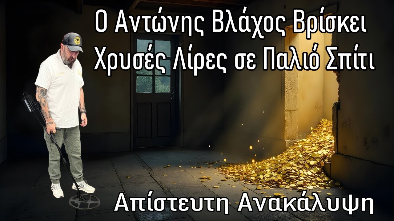 Απίστευτη Ανακάλυψη: Ο Αντώνης Βλάχος Βρίσκει Χρυσές Λίρες σε Παλιό ...