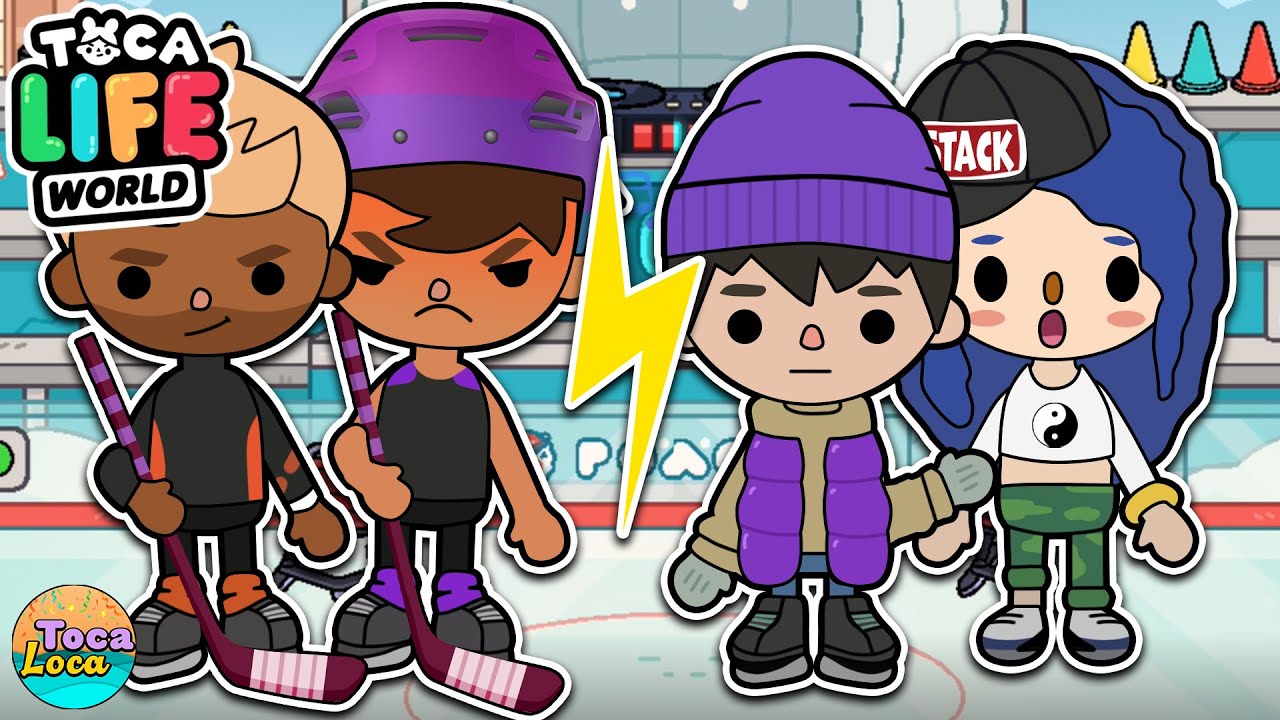 Streiterein mit einer gemeinen SCHLITTSCHUH-GANG! Toca World Life ...