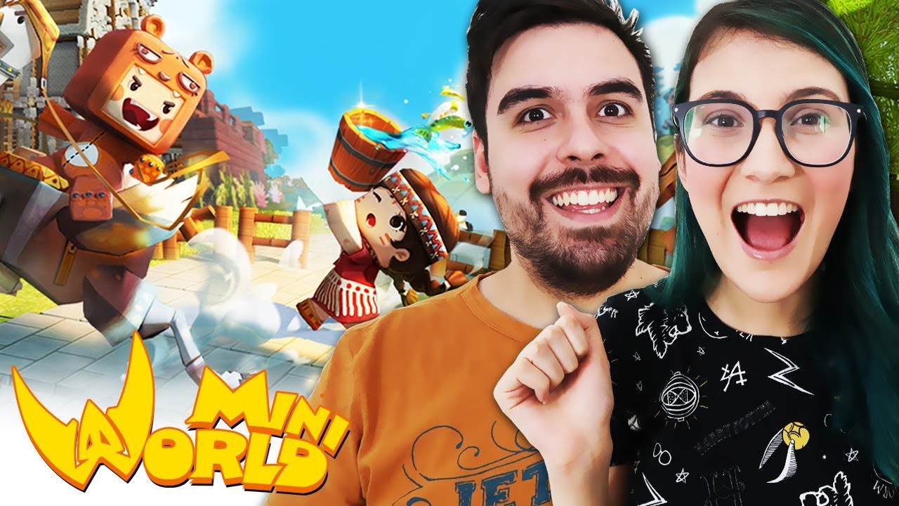 SOMOS NOOB OU PRO? - Mini World Block Art - YouTube