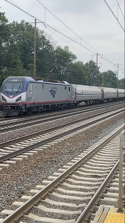 Amtrak #666 At Linden Nj - YouTube