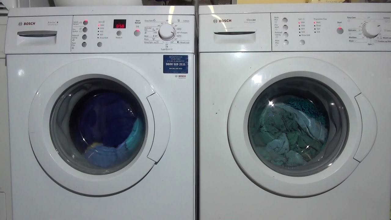 Wash race No.67 : Bosch classixx cotton 60'c Speed Perfect vs Express ...
