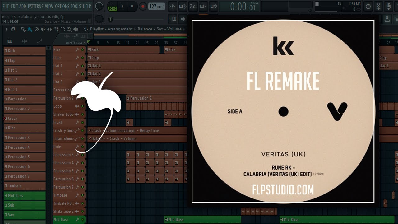 Rune RK - Calabria (Veritas UK Edit) Fl Remake - YouTube
