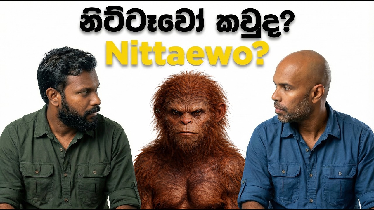 නිට්ටෑවෝ කවුද? Nittaewo? | Dr. Ru Somaweera | #යංසත්තුබලන්න #rugoeswild ...
