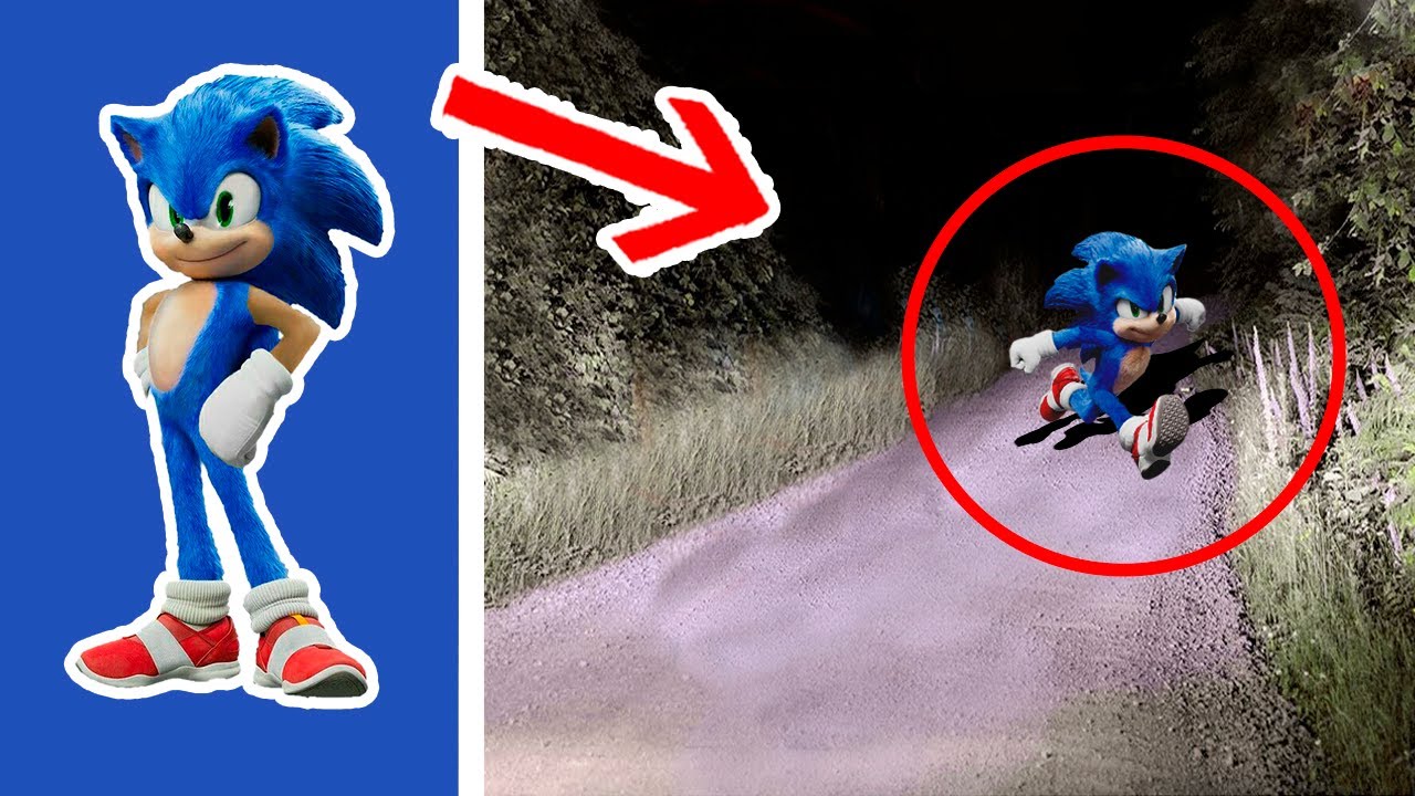 5 SONIC FEO Grabados y Vistos en la Vida Real | SONIC 2 - YouTube