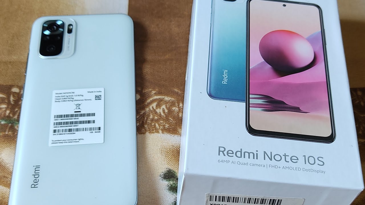 Redmi note 10s unboxing 6gb ram 64gb memory full review - YouTube