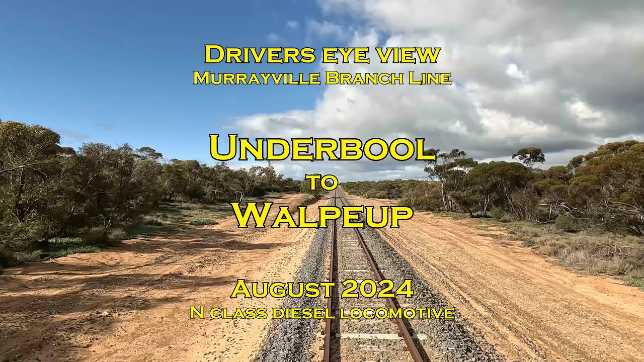 Drivers eye view, Underbool to Walpeup, Aug 2024 - YouTube
