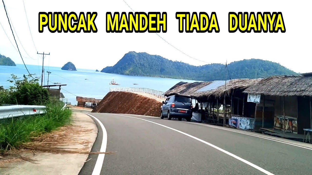 JALAN PUNCAK MANDEH LUAR BIASA MEMBELAH PERBUKITAN MENANJAK TINGGI DAN ...