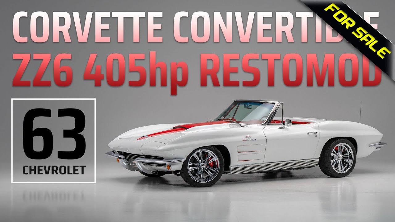 [SOLD!] 1963 Chevrolet Corvette Convertible | ZZ6 405HP Custom RESTOMOD ...