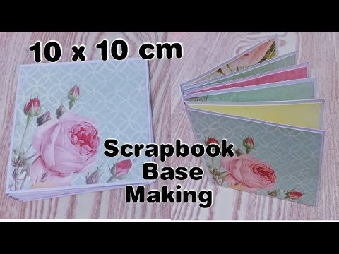 Scrapbook base making || Decoration photos Album || Scrapbook base ...