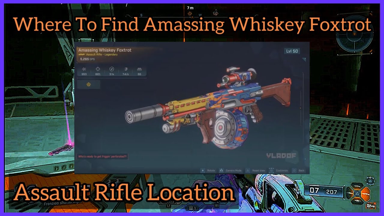 Borderlands 4 - Amassing Whiskey Foxtrot - Assault Rifle Location - YouTube