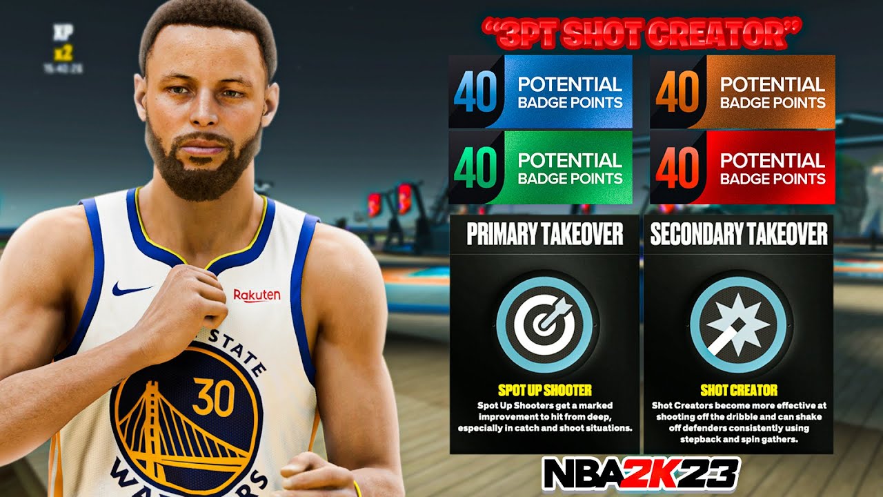 STEPHEN CURRY “SHOT CREATOR” BUILD | LIMITLESS RANGE THREES | NBA 2K23 ...