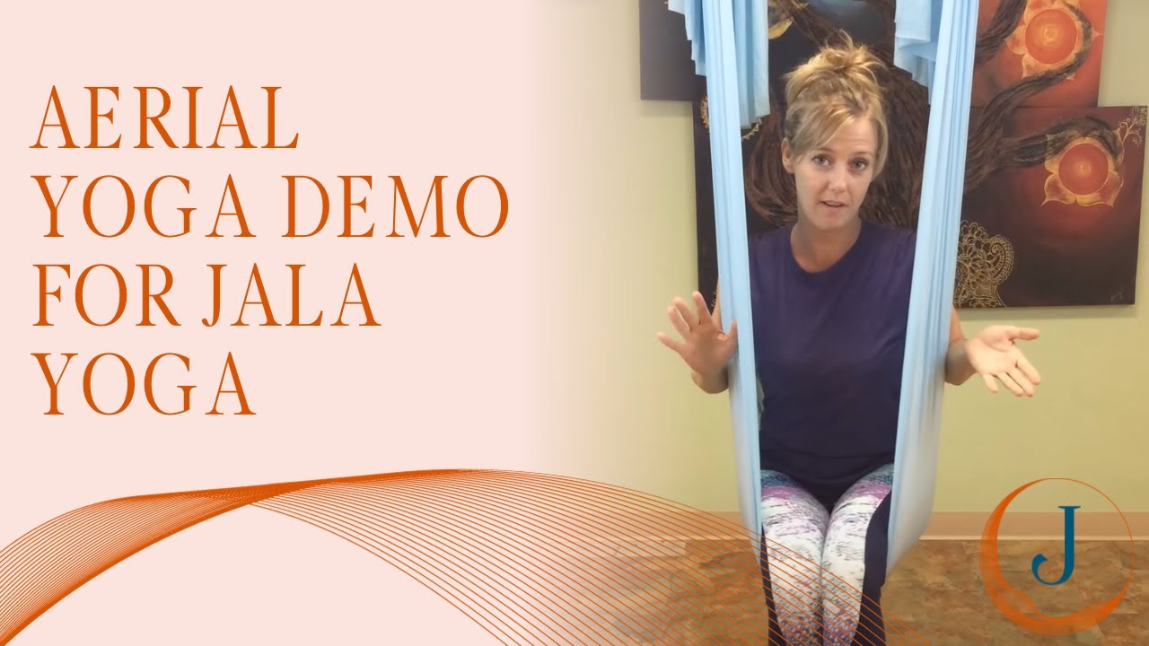 Aerial yoga demo for Jala Yoga - YouTube