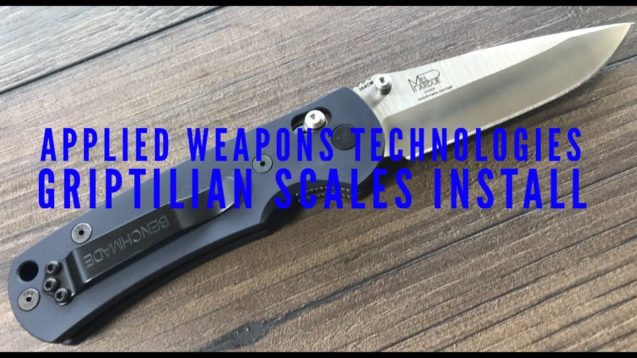 Applied Weapons Technologies Griptilian Scales Install - YouTube