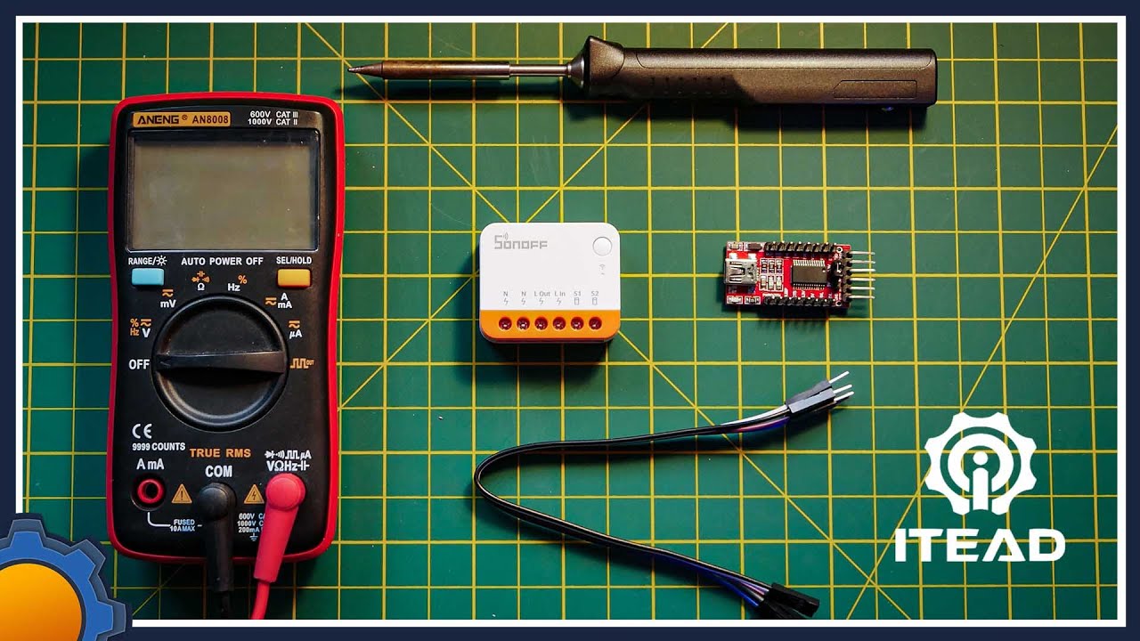 Flashing Tasmota on Sonoff MiniR4 Extreme with web tools - YouTube